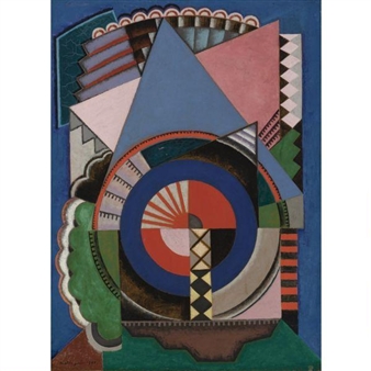 Auguste Herbin | Composition, danseuse (1919) | MutualArt