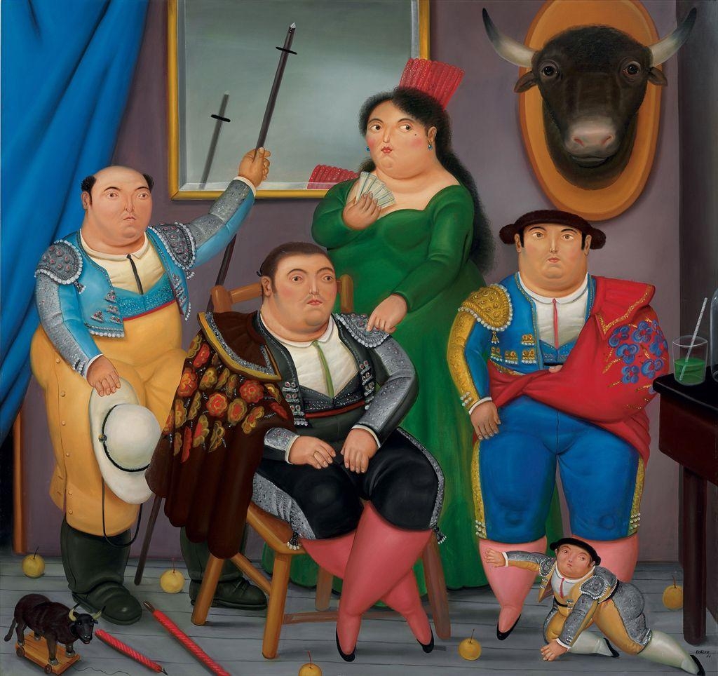 Fernando Botero | Family Scene (1985) | MutualArt