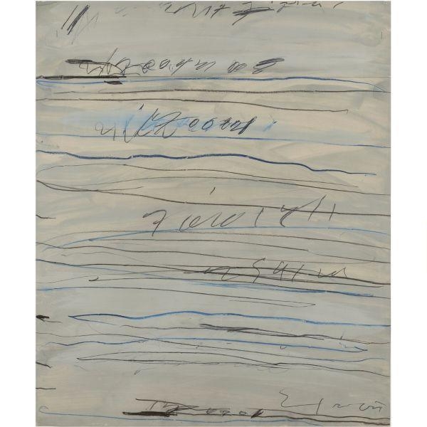 Cy Twombly | Untitled (Roman Note (1970) | MutualArt