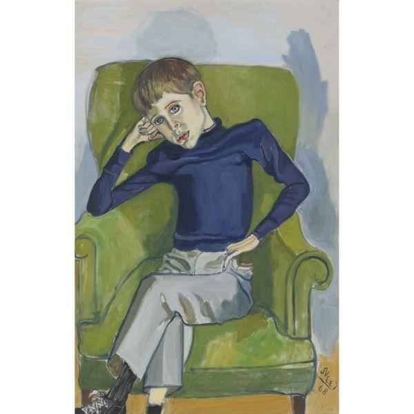 Alice Neel | Portrait of Vivien Leone (1983) | MutualArt