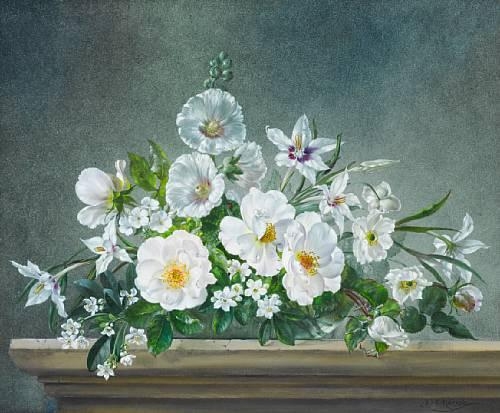Cecil Kennedy | White Flowers | MutualArt