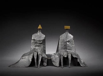 Chadwick Lynn | SITTING FIGURES IN ROBES I (1980) | MutualArt