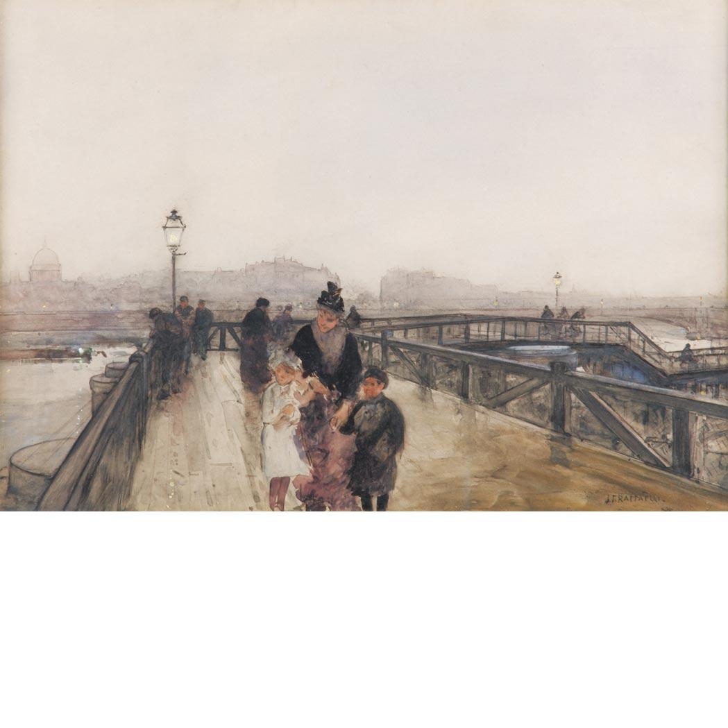 Jean-François Raffaëlli | Pont-des-Arts, Paris | MutualArt