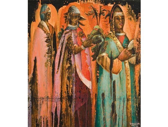 Alexis Preller | Three Wise Men | MutualArt
