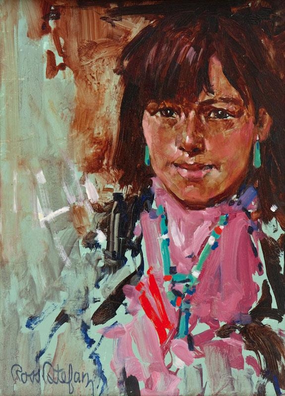 Ross Stefan | Girl from Shongopovi | MutualArt