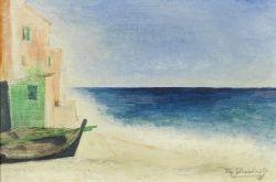 Theodore Stravinsky | Village au bord de mer | MutualArt