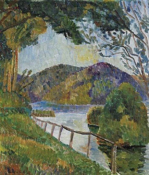 Grace Cossington Smith | WATER AND HILLS (1943) | MutualArt