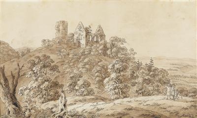 Adrian Zingg | The ruins of Oybin | MutualArt