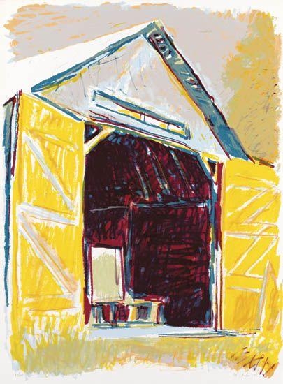 Wolf Kahn | Barn (1982) | MutualArt