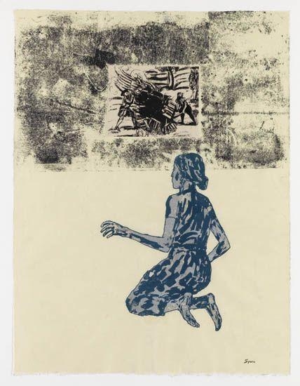 Spero Nancy | Three Running Figures | MutualArt