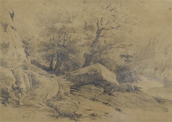 Alexandre Calame | Landscape study | MutualArt