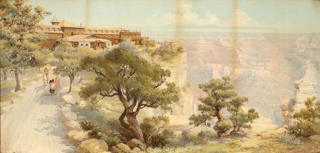 Louis Akin | El Tovar, Grand Canyon, Arizona (1906) | MutualArt