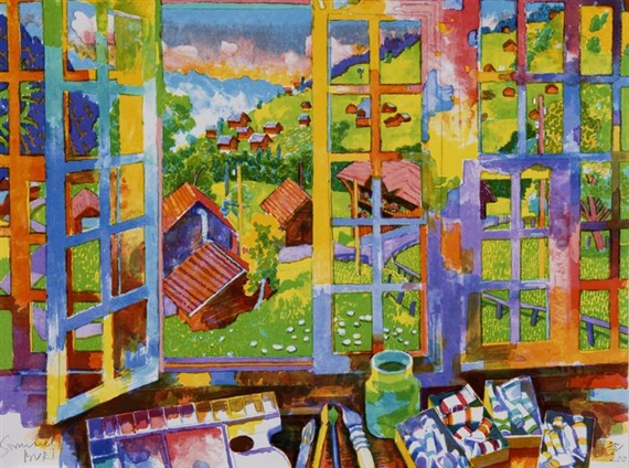 Samuel Buri | Des Künstlers Fenster (1984) | MutualArt