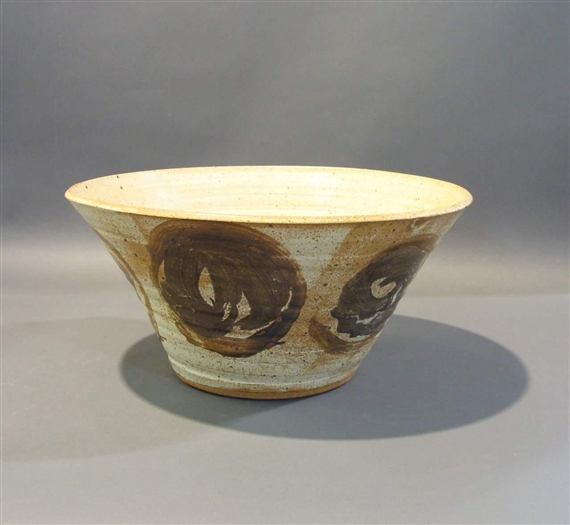 Unknown | A studio art pottery centrepiece bowl | MutualArt