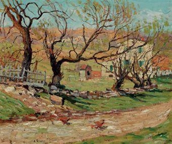 Ernest Lawson | First Snowfall | MutualArt