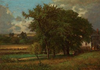 George Inness | LIGHT TRIUMPHANT (1862) | MutualArt