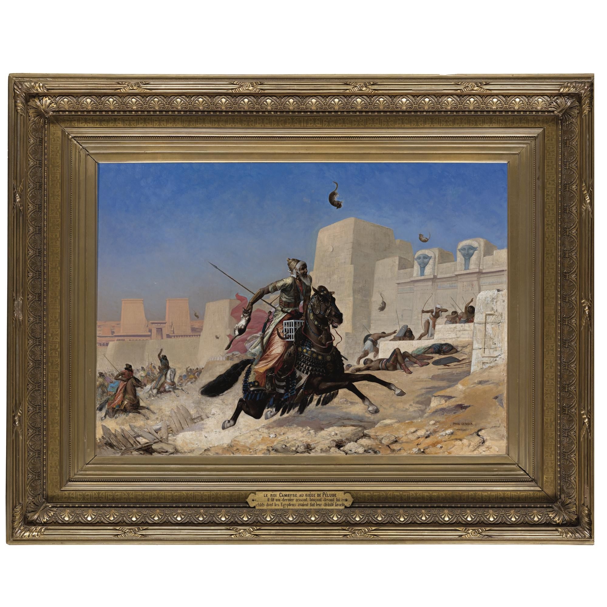 Paul-Marie Lenoir | Cambyses at Pelusium | MutualArt