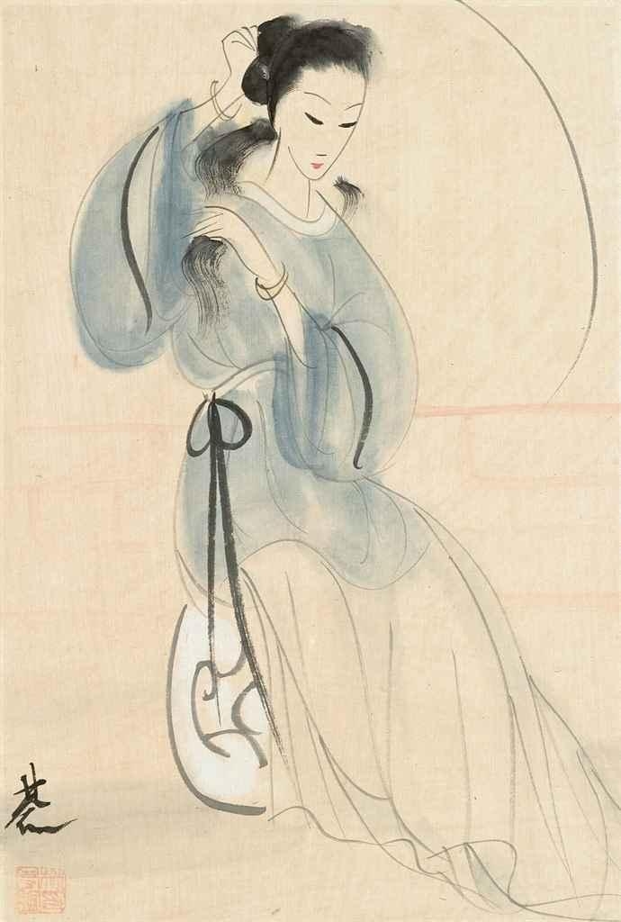 Lin Fengmian | Lady | MutualArt