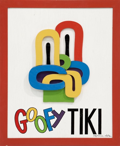 Dick Frizzell | Goofy Tiki (1992) | MutualArt