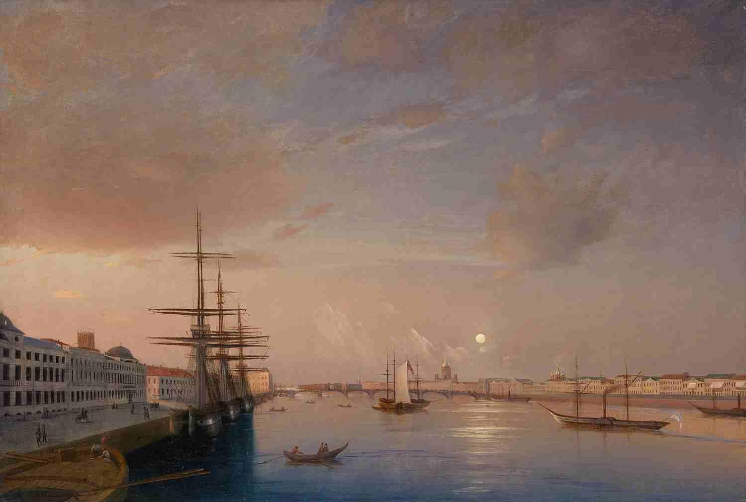 Maxim Vorobiev | View of Blagoveschensky Bridge and Nikolaevskaya ...