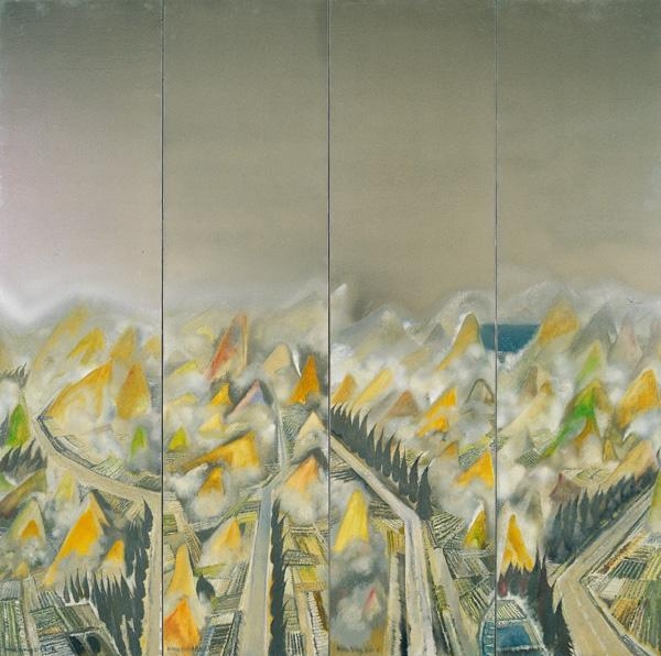 Huang Yuxing | Landscape (polypych) (2002) | MutualArt