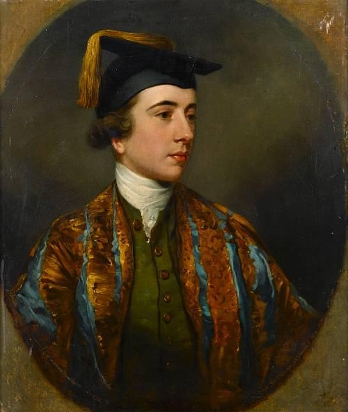 Prince Hoare | Portrait of a young nobleman, bust-length, in academic ...