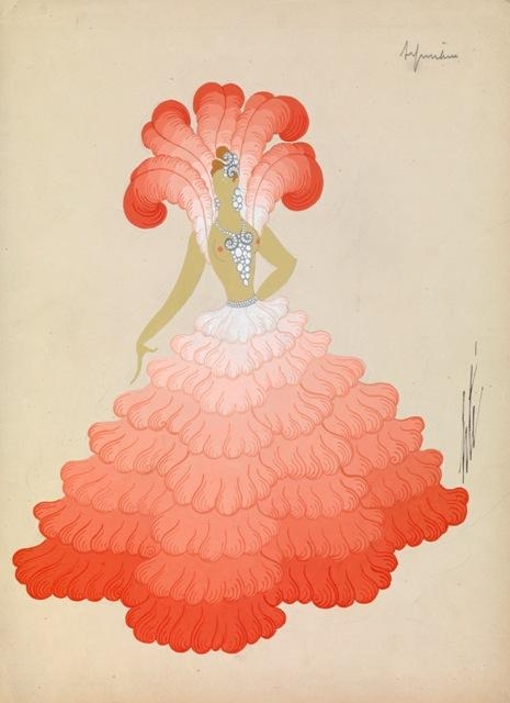 Erté | Trombone costume | MutualArt