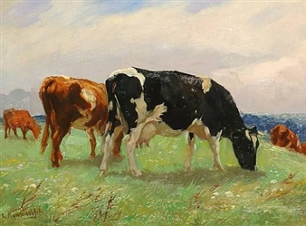 Lucy Kemp-Welch | Prize Bull; Cow | MutualArt
