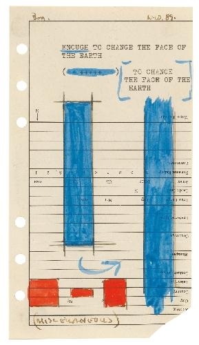 Lawrence Weiner | TO CHANGE THE FACE OF EARTH (1989) | MutualArt
