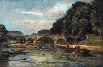 Herbert Royle | Clitheroe Bridge | MutualArt