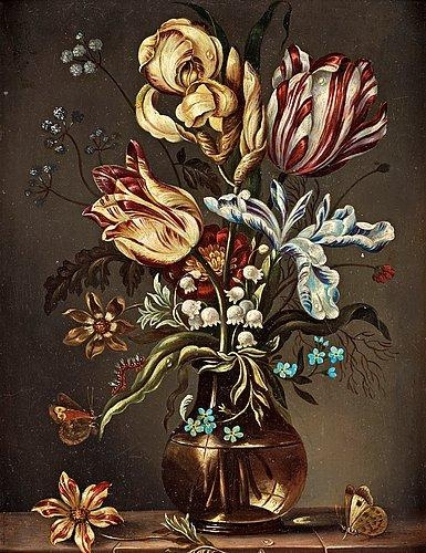 Ambrosius Bosschaert the Elder | Still life with tulips | MutualArt