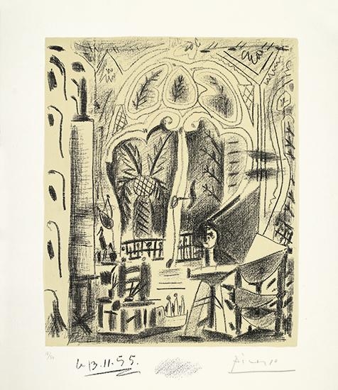 Pablo Picasso | L'Atelier de Cannes (1955) | MutualArt