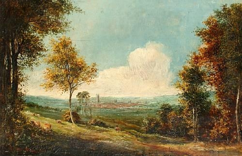 George Shore | A view of Derby (1880) | MutualArt