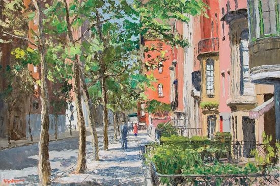 Peter Hayward | A Chelsea, New York Street Scene | MutualArt
