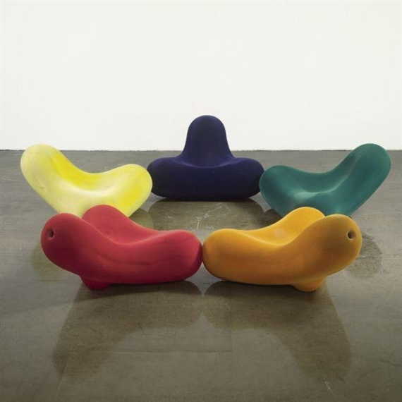 Marc Newson | Set of Five Bucky Chairs (1995) | MutualArt