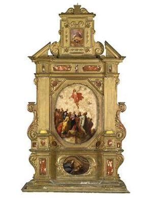 Tuscan School, 17th Century | Altar model, altarpiece: The Ascension of ...