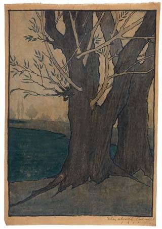 Elizabeth Colwell | Landscape with Elms (1910) | MutualArt