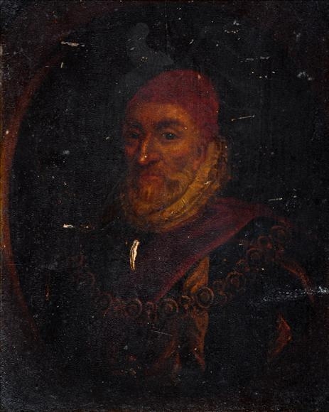 British School, 18th Century | Portrait of Lord Howard of Effingham ...