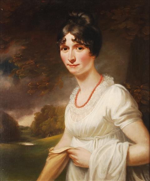 John Hoppner | Portrait of a lady with landscape beyond | MutualArt