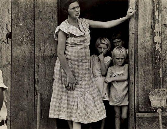 Arthur Rothstein | Wife and Children of a Sharecropper, Washington ...