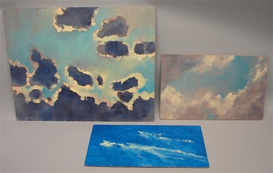 Louis B. Sloan | 3 Cloud Studies | MutualArt