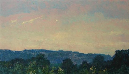 Louis B. Sloan | Hilltop landscape | MutualArt