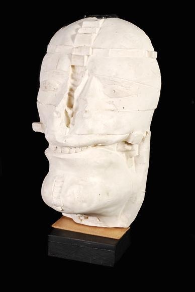 Eduardo Paolozzi | Head Plaster on wooden base | MutualArt