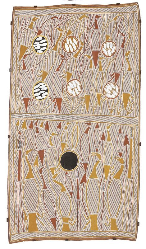 Johnny Bulun Bulun | MAGPIE GEESE (2001) | MutualArt