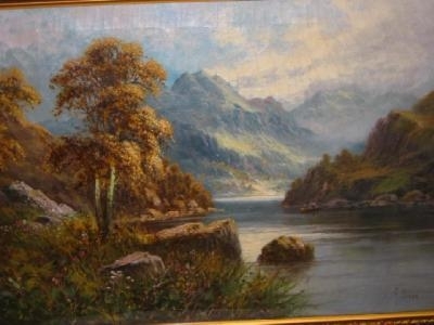 Frank Hider | Moonlit street scene (1886) | MutualArt