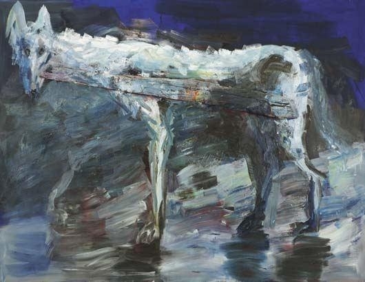 Rainer Fetting | The White Wolf (1989) | MutualArt