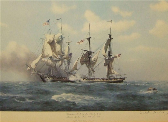 Derek Gardner | The Capture of HM Brig-Sloop Reindeer by the American ...