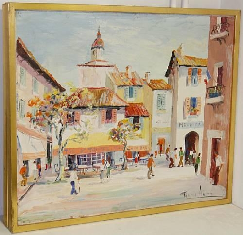 George Hann | A Continental town square | MutualArt
