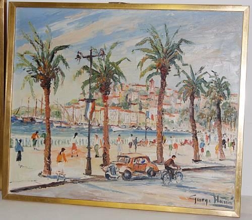 George Hann | A Continental town square | MutualArt