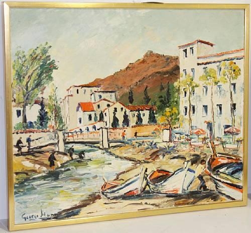 George Hann | A Continental town square | MutualArt